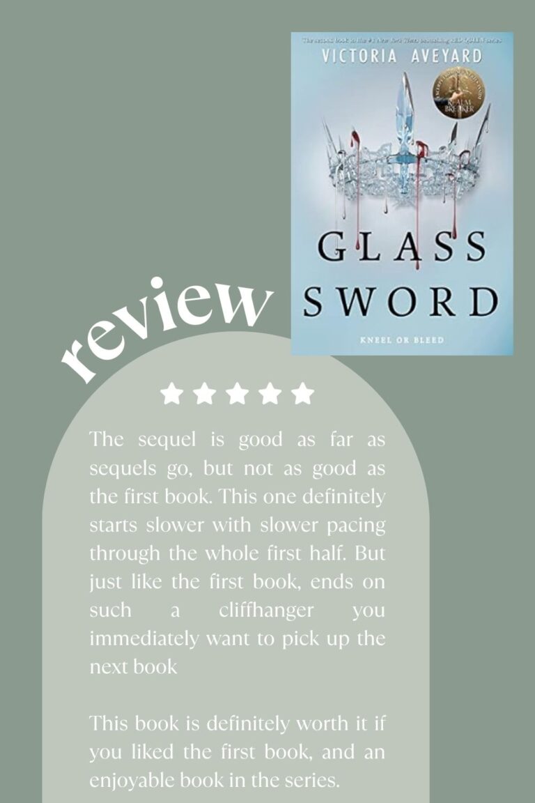 Glass Sword: Red Queen Series Book 2 Summary