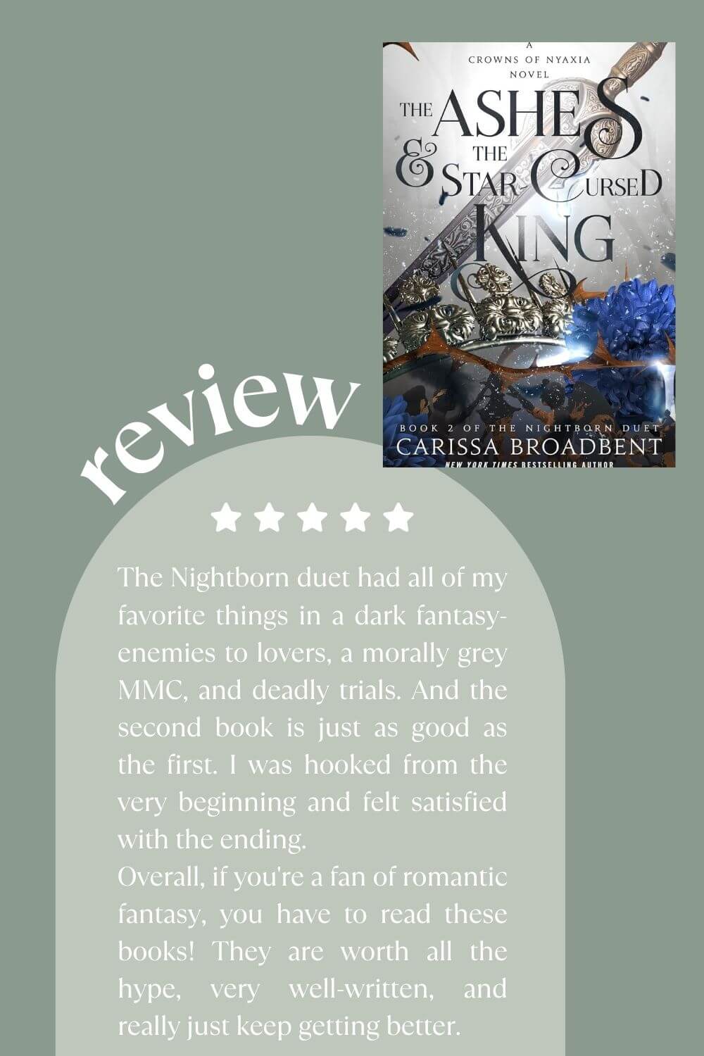 Full Book Review of The Ashes and the Star-Cursed King