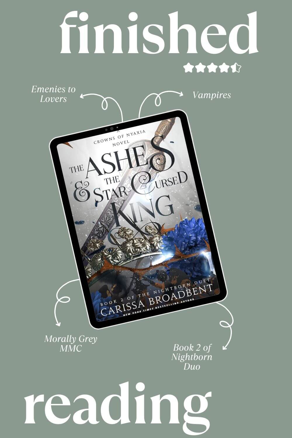 Full Book Review of The Ashes and the Star-Cursed King